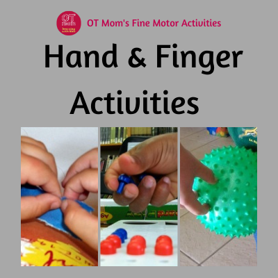 Kindergarten Hand Exercises and Finger Activities