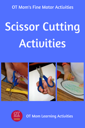 Basic Cutting Activities - help your child master scissor cutting!