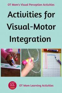 Visual Motor Activities For Toddlers and Preschoolers