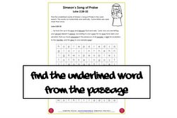 Bible Christmas Word Search Printables